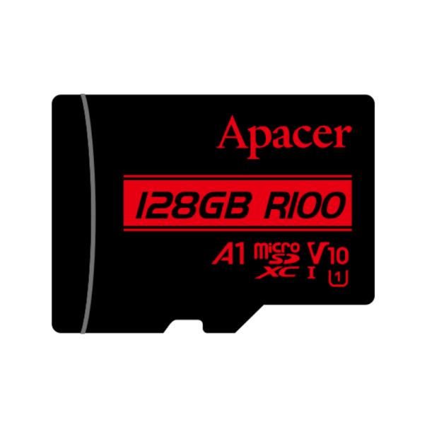 APACER Memorijska kartica microSDXC UHS-I U1 Class10 V10 A1 R100 128GB AP128GMCSX10UB-RA