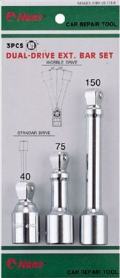 Hans nastavak 3/8", 3 dužina - profi