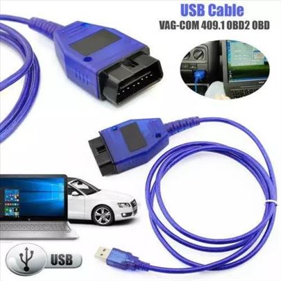 USB VAG-COM 409.1, OBD2 KKL VW, Audi, Škoda,Seat