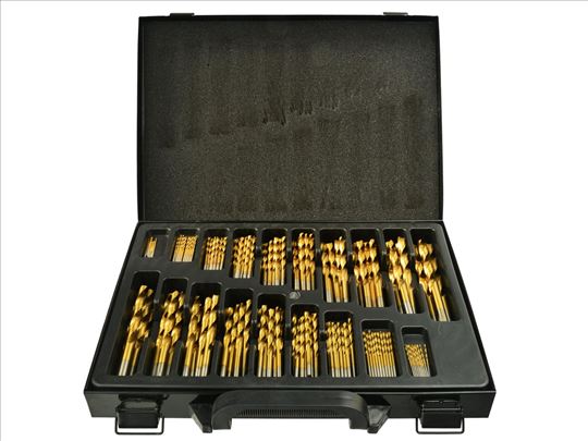 Set Burgija HSS za Metal tytan 1-10 mm 170 kom