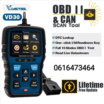 Vdiagtool sVD30 OBD2, OBDII EOBD Auto Dijagnostika