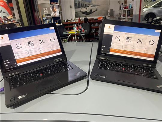 Porsche Piwis 3 dijagnostika plus Lenovo Yoga