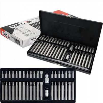 Set nastavaka Torx, Spline, Imbus 40 kom Profesion