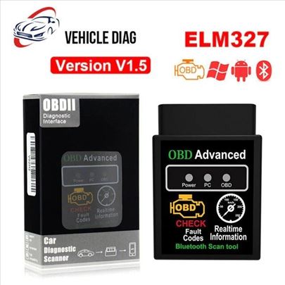 Bluetooth ELM327 HHOBD2 OBDII V1.5, 25k80 Cip