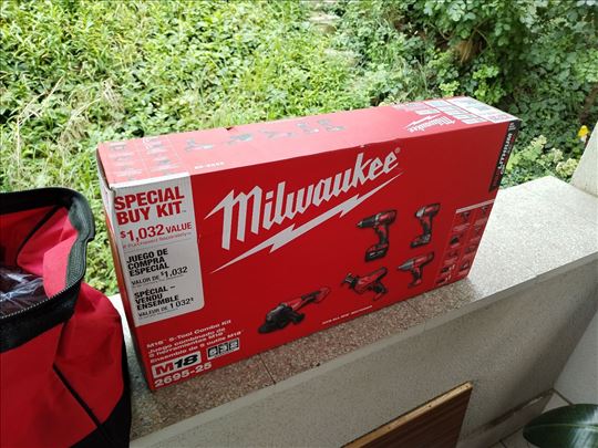 Milwaukee Set Aku Alata M18 5 Alata novo