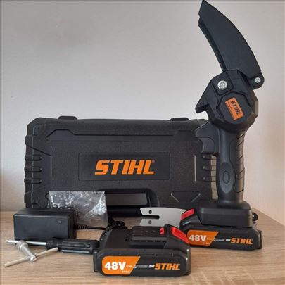 Stihl Aku testera 48v + dve baterije lancana teste