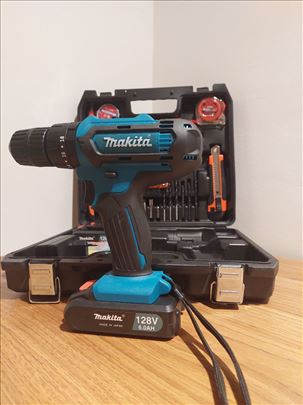 Makita aku srafilica 128v busilica cekic + Alat