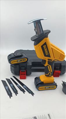 Dewalt aku testera lisicarka 48v dve baterije + 4