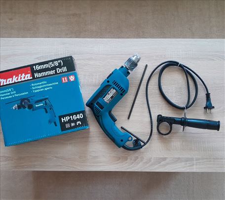 Nova Makita bušilica HP1640 680w 16mm okretanje LD