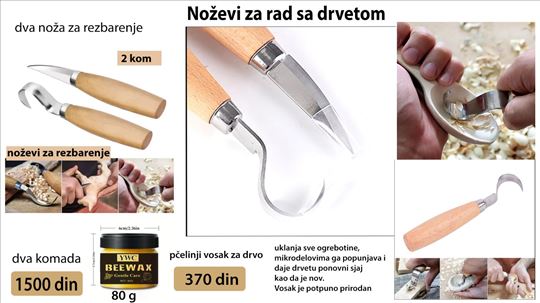 alat za ostrenje i nozevi za drvo