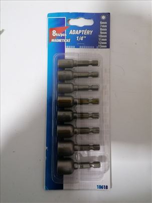 Bitovi sa magnetom set 6/13 mm 8 komada Profi