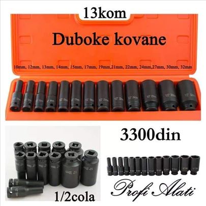 Gedore kovane 1/2 cola set 13kom