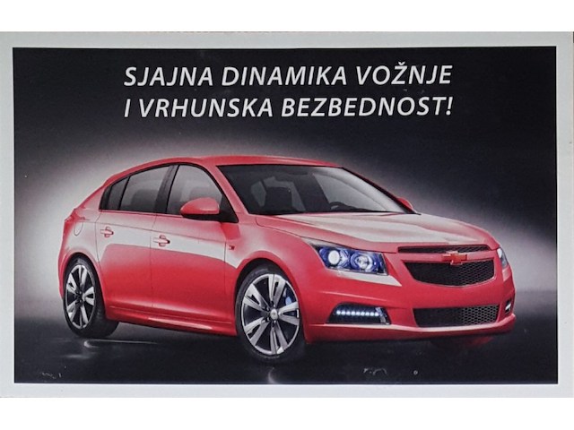 Brošura `CHEVROLET` CRUZE