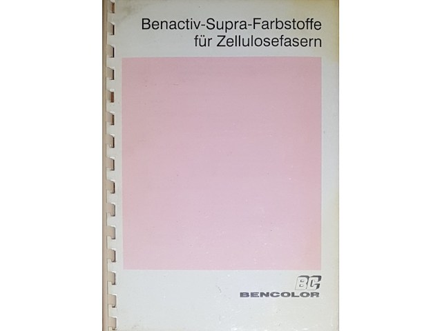 Katalog Boja Za Celulozna Vlakna `BENCOLOR` Germany