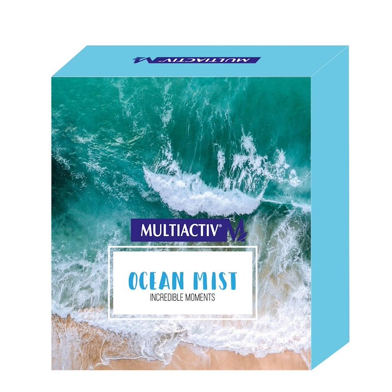 MULTIACTIV SET AZURNI OCEAN MIST(KUPKA 250ML+KREMA ZA RUKE SA PANTENOLOM 100ML)