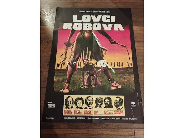 LOVCI ROBOVA Amer.nem.film- stari FILMSKI PLAKAT