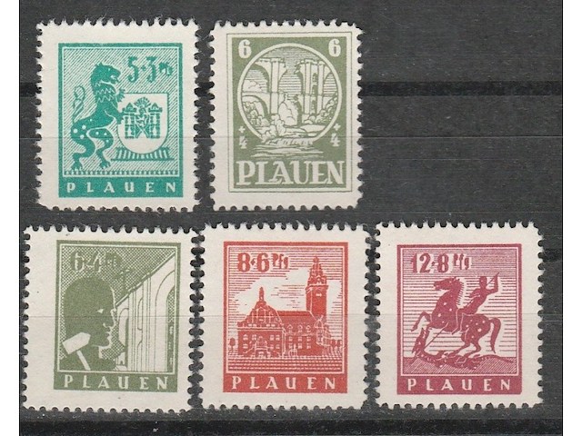 Plauen - Deutschland Lokalausgaben - 1945 - MNG