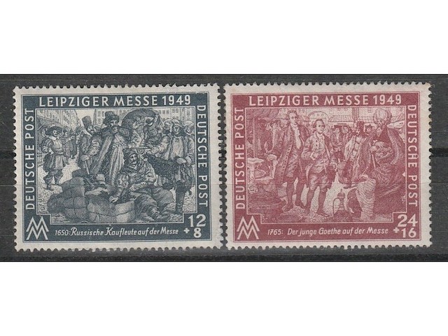 Deutschland Sowjet Zone-1949-Leipziger Messe-MNH