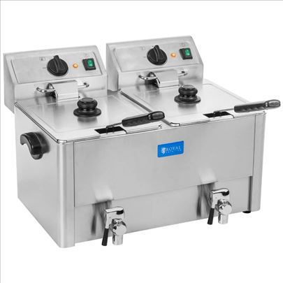 Royal Catering Elektricna friteza 2x13L 6500W