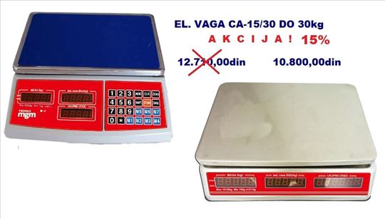 Vaga do 30kg BAZDARENA!