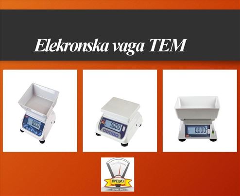 Elektronska vaga TEM Teko 3/6 6/15 15/30 kg