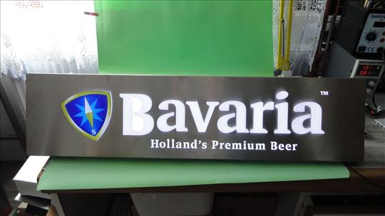 Svetleca reklama Bavaria ! Inox