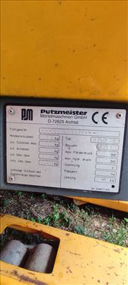 Mašina za cementnu košuljicu putzmeister M750DB