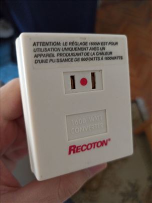 Recoton 1600w converter 220v/110v