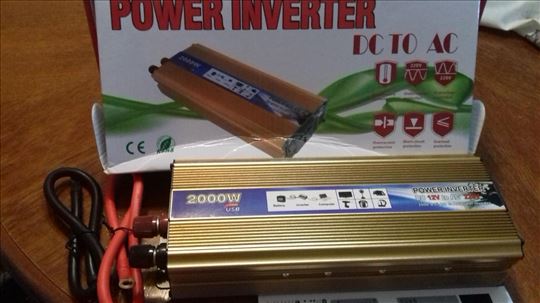 Invertori pretvarači 12V 2000W