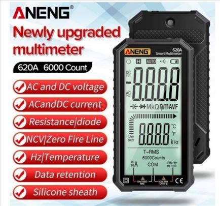 Aneng 620A 4.7 " LCD Dig Smart True RMS Multimetar