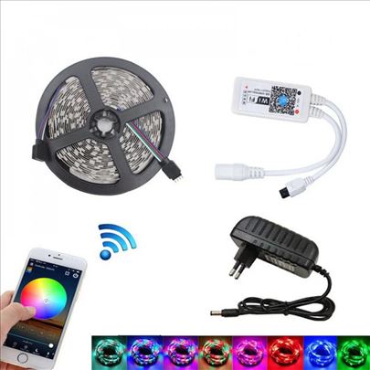 RGB LED TRAKA 2835 + MINI LED WIF SMART RGB KONTRO