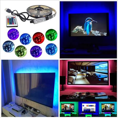 TV LED Traka za TV 1m i 2m + Daljinski