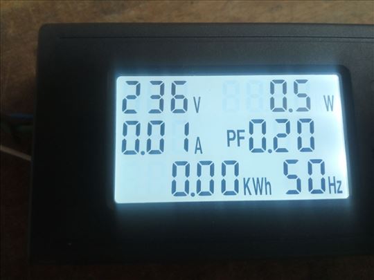 Voltmetar / Ampermetar multi AC 80-260V, 0-10A