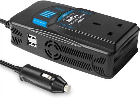 Pretvarač napona 12V-220V- 150W sa dva usb 2.0 ula