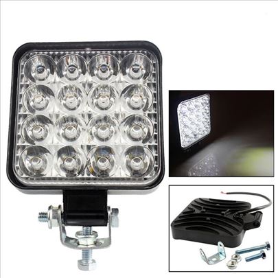 Led radni far 12v/24v 48w Kocka