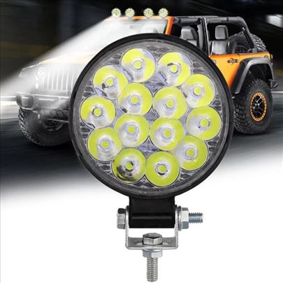 Led radni far 12v/24v 48w krug