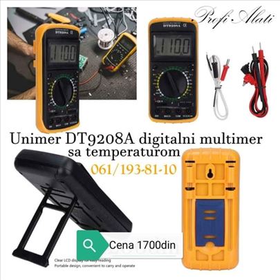 Unimer DT9208A digitalni unimer sa temperaturom