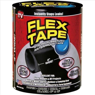 Flex Tape vodotporna lepljiva gumirana traka