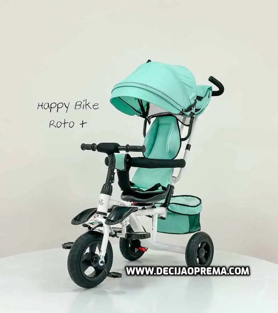 Tricikl za decu Happy Bike Roto Mint