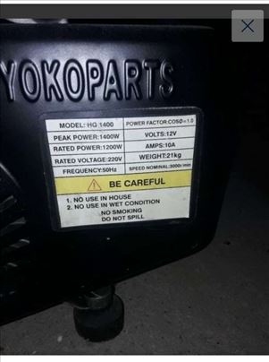 Generator Honda 1400W