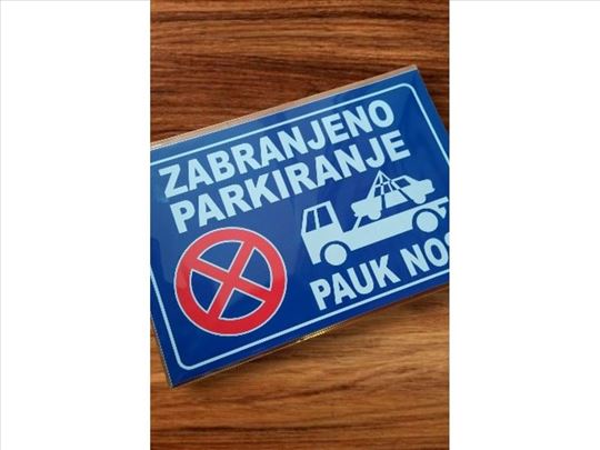 Zabranjeno Parkiranje znak tabla