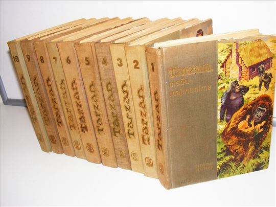 Tarzan 1-10 komplet Edgar Rajs Barouz