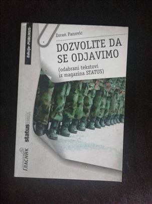 Dozvolite da se odjavimo - Zoran Panović