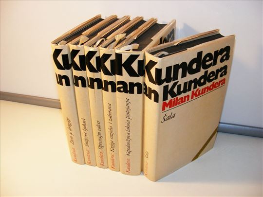 Milan Kundera Sabrana Djela 1-6 komplet