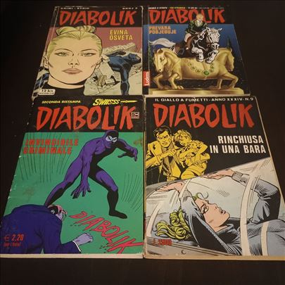 Diabolik LOT razni izdavači
