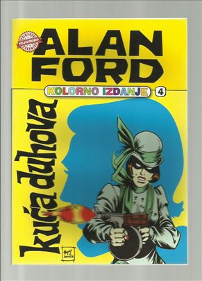 Alan Ford CPG Kolorno izdanje 4 Kuća duhova