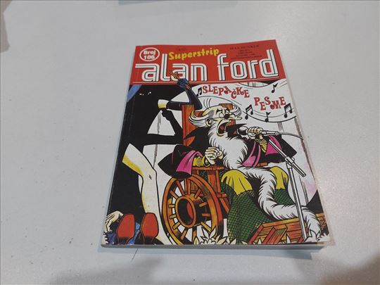 Alan Ford Slepačke pesme broj 106 Super strip