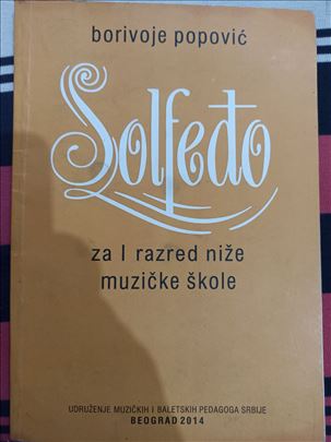 Solfeđo, za prvi razred muzičke škole