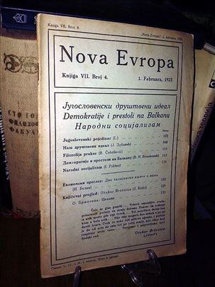 Narodni socijalizam (Nova Evropa, VII/4, 1923)