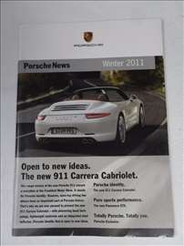 Prospekt Porsche News Winter 2011, 32 str.21 x 15